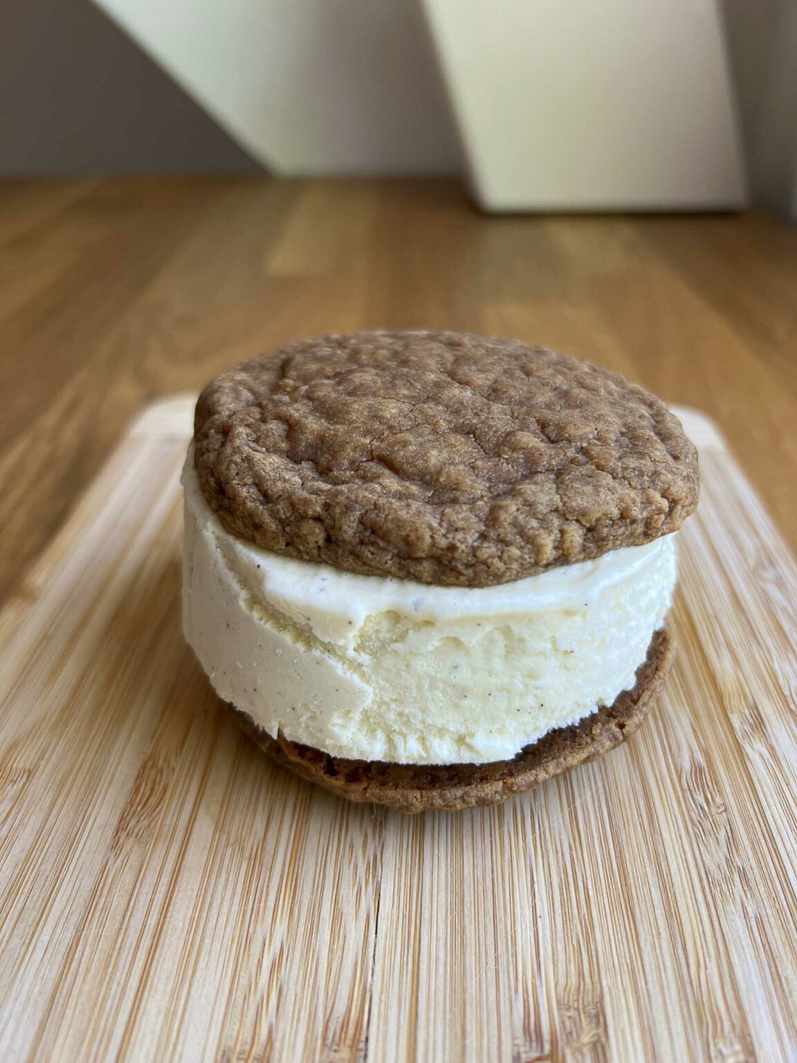 Sourdough Oatmeal Cookie Ice Cream Sandwich - Jesha's