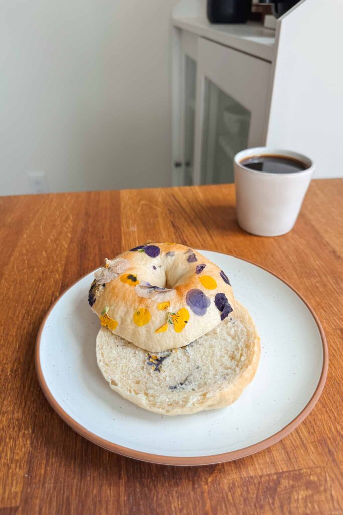 Homemade Flower Bagels Recipe - Jesha's