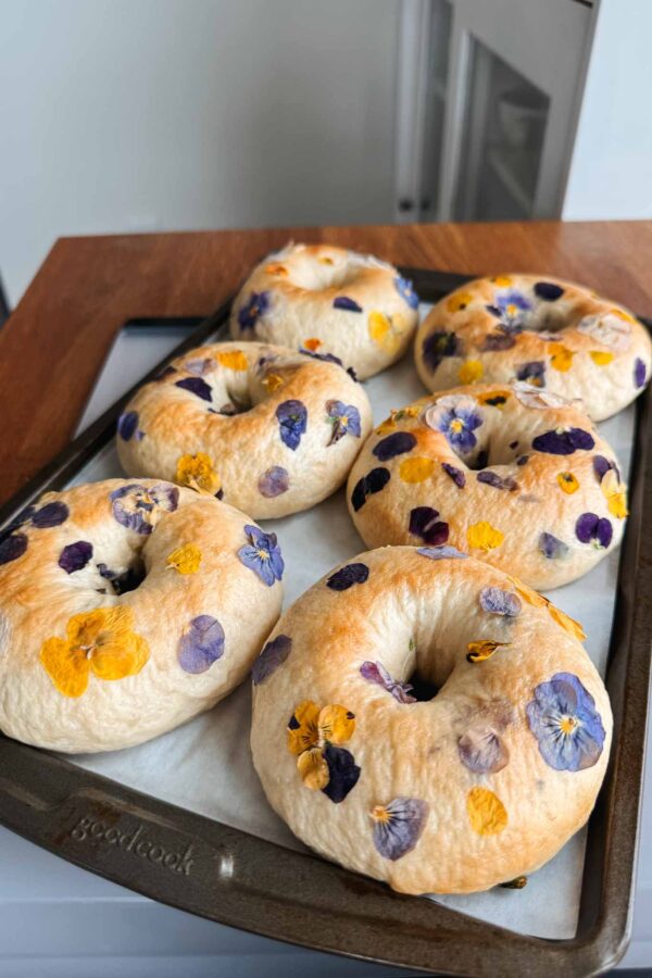 Homemade Flower Bagels Recipe - Jesha's